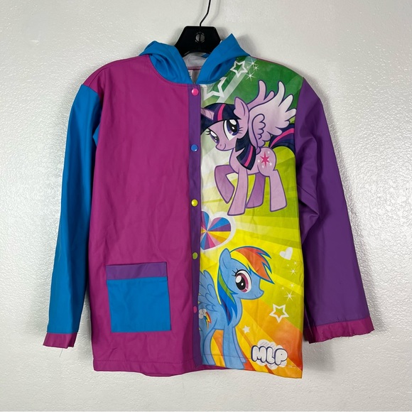 My Little Pony | Jackets & Coats | My Little Pony Rain Jacket Girls ...